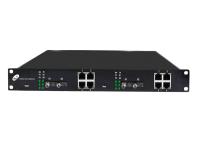 China Managed Cascading Ring Ethernet Fiber Switch IP30 for sale