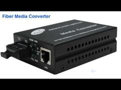 Gigabit Ethernet Media Converter Single Fiber Single Mode One Fiber and Four Ethernet Ports