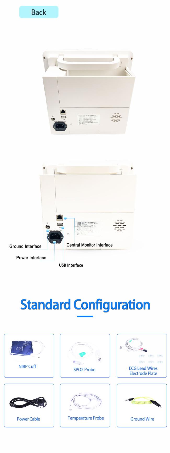 PM-9000E+ Patient Monitor in clinical setting