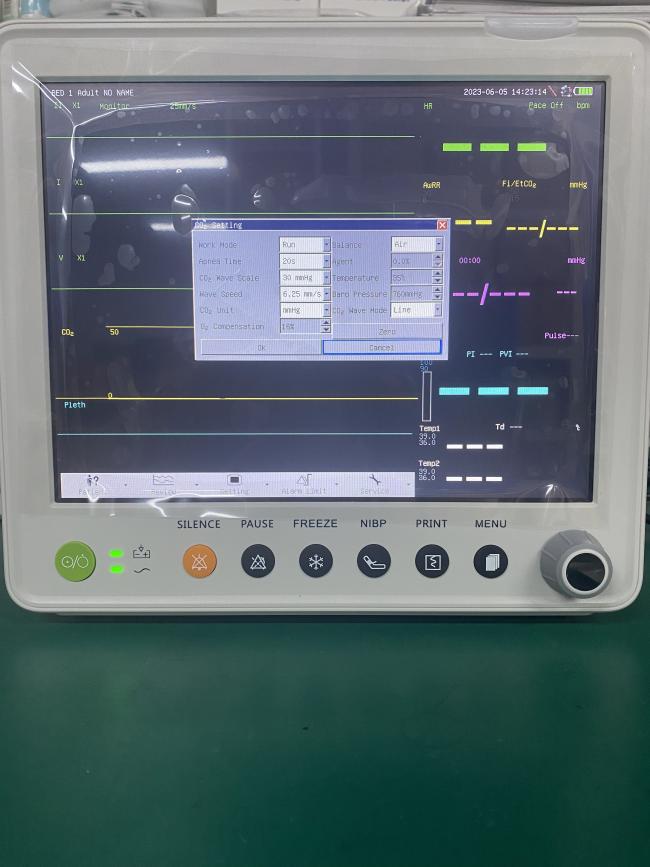 Monitor with accessories