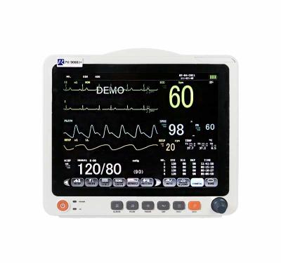 中国 12インチ多変数忍耐強いモニターのEcgの監視の病院装置の徴候 販売のため