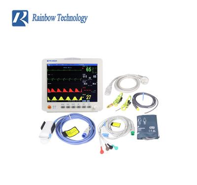 China Monitores de paciente médico de ECG 12 parâmetro do equipamento 6 do hospital da polegada à venda