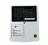 China Bluetooth Data Transfer 12 Lead 3 channel ECG Machine with Digital Recording for sale