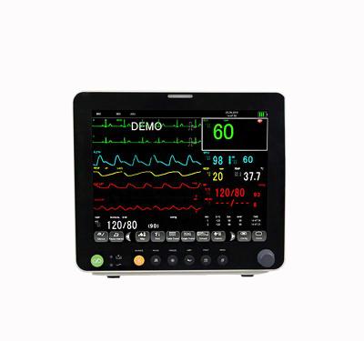 China Monitor cardíaco paciente de monitor ICU do parâmetro de RESP ECG NIBP 6 12,1 polegadas à venda