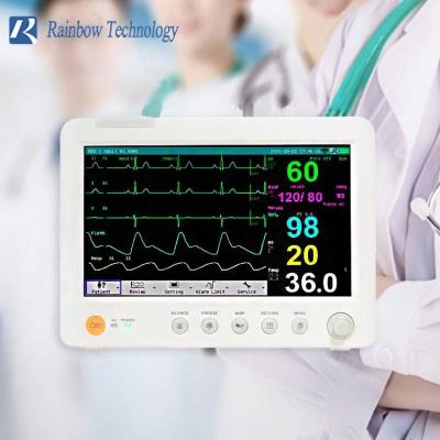 Cina Touch screen facoltativo portatile medico a 10 pollici del monitor paziente in vendita