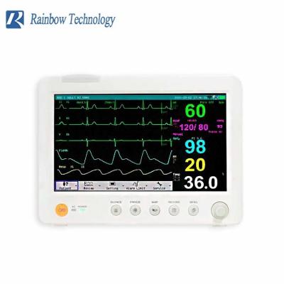 Cina Touch screen facoltativo portatile medico a 10 pollici del monitor paziente in vendita