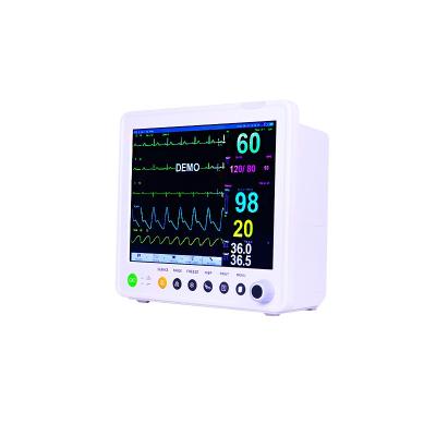 China 3.8 Kg Multi Parameter Veterinary Monitor With ECG/ HR/ RESP/ SPO2/ NIBP/ Temp for sale
