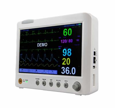 China ICU-Multiparameter Draagbare Geduldige Monitor 7 Duim 1.5KG voor ECG NIBP RESP Te koop