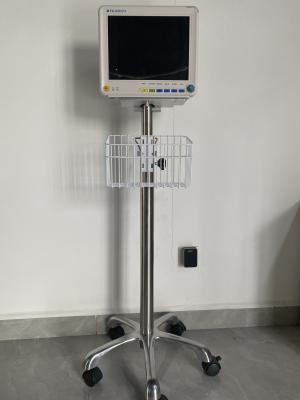 Cina Monitor dei pazienti 12 pollici portatile multi-parametro monitor dei pazienti con bracket carrello in vendita
