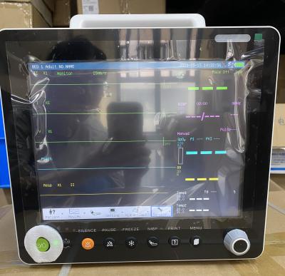 China 12inch Patient Monitor 6 Parameters Vital Sign Monitor Mobile Ambulance Patient Monitor for sale