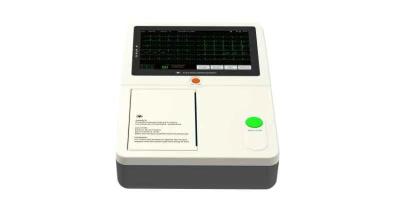 China Portable 7 Inch Touch Screen 12 Lead 3 Channel Ecg Machine for sale