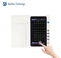 China 7 inch color TFT-LCD touch screen electrocardiogram digital ecg machine for sale