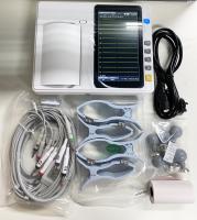 China 7 inch color TFT-LCD touch screen electrocardiogram digital ecg machine for sale