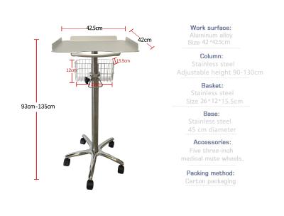 China Draagbare trolley voor ECG-machine in ziekenhuizen Te koop