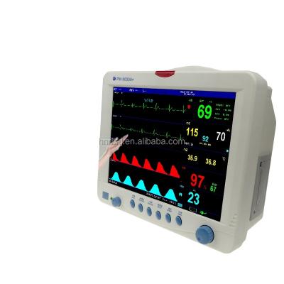 China PM-9000A+ Clinical Multi Parameter Patient Monitor with 99% Accuracy, 1 Year Warranty, and Class II Certification for Hospital Use for sale