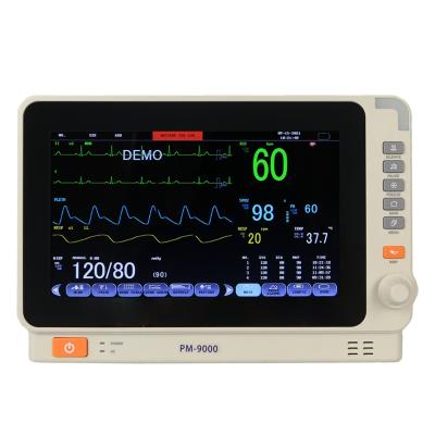 China Portable 10.1 Inch Multi Parameter Patient Monitor with 6 Parameters 1 Year Warranty and 3 Years Shelf Life for Hospital Bedside Medical Use for sale