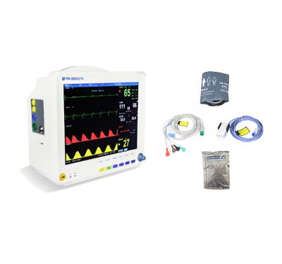 China Multi Parameter Patient Monitor with Built-in Lithium Battery Anti-ESU and Anti-defibrillator for Adult Pediatric Neonatal Patients for sale