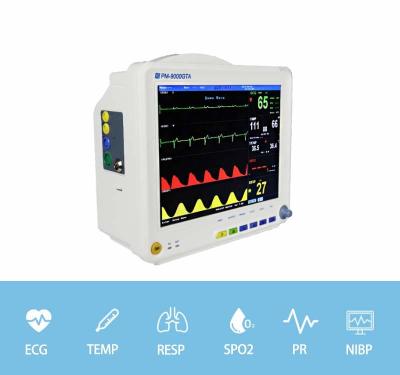 China Multi Parameter Patient Monitor with Built-in Lithium Battery Anti-ESU and Anti-defibrillator for Adult Pediatric Neonatal Patients for sale