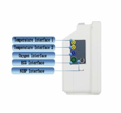 China Multi Parameter Patient Monitor with Built-in Lithium Battery Anti-ESU and Anti-defibrillator for Adult Pediatric Neonatal Patients for sale