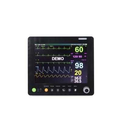 中国 15インチポータブルマルチパラメータ患者モニター（オプション2 IBP、1年保証、2年保存期間） 販売のため