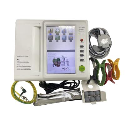 China 12 Channel Meditech Ecg Electrocardiograph with Multi Languages and Memory of More Than 10,000 case and Standard Software for sale