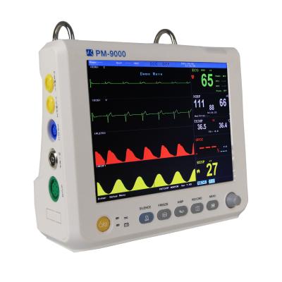 Cina 8 pollici di colore di multi di parametro di TFT LCD cavi ECG del monitor paziente 5 per il CCU di ICU O in vendita