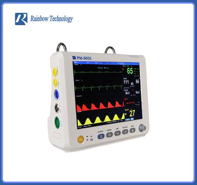 China 6 Vertoning van de Kleurentft lcd van de parameter de Draagbare Geduldige Monitor voor Ziekenwagen ICU Te koop
