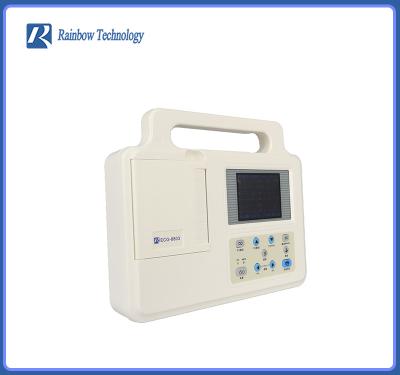 China Mesure automatique de petit 3,5 de pouce de large écran de Digital ECG simple canal médical de machine for sale