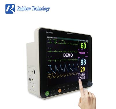Cina Touch screen a 12,1 pollici di Vital Sign del monitor paziente di parametro del CCU di ICU multi in vendita