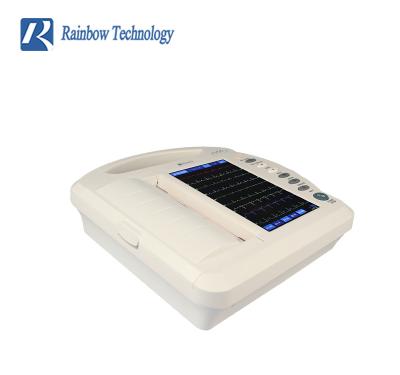 China 10,1 do tela táctil médico da máquina da polegada máquina digital do canal ECG ECG 12 à venda