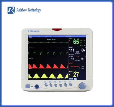 Cina Multi funzioni portatili di TFT LCD ECG ora NIBP SpO2 di colore del monitor paziente di parametro in vendita