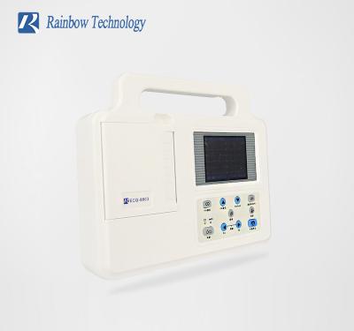China 3.5 Inch 12 Channel Easy To Carry Mini Ecg Machine With Printer For Patient for sale