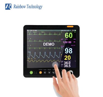 Cina Analisi patologica medica di ICU/CCU Vital Signs Monitor Touch Screen 15In in vendita