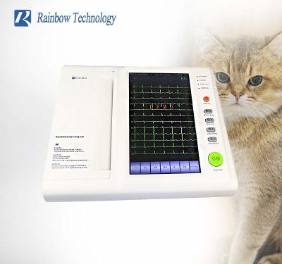 China 7 máquina veterinaria de las ventajas ECG de los canales 12 de la pantalla táctil de la pulgada 12 en venta