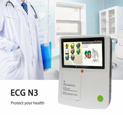China Máquina médica de los canales multi ECG de la lengua 3 incluyendo el papel termal de los 80mmx20m en venta