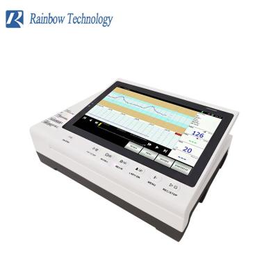 China Hospital Twins Probe CTG Fetal Heart Rate Monitor With Printer for sale