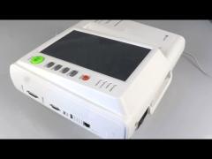 7 duimtouch screen 12 Kanalen 12 Lood Veterinaire ECG Machine