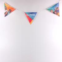 China Wonderful Custom String Flag Digital Printing / Silk Printing for sale
