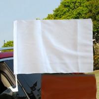 China Double Sided Sublimation Car Flag Polyester Custom Car Window Flags for sale