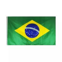 China High Quality Custom Brazil Flags 3x5Ft 100D Polyester Flags for sale