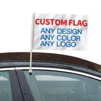 China Custom Polyester Car Window Decorative Flags Custom England Car Flags for sale