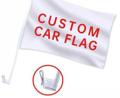 Chine Drapeau de voiture de sublimation d'impression numérique Qatar 2022 World Cup Flag 30x45cm à vendre