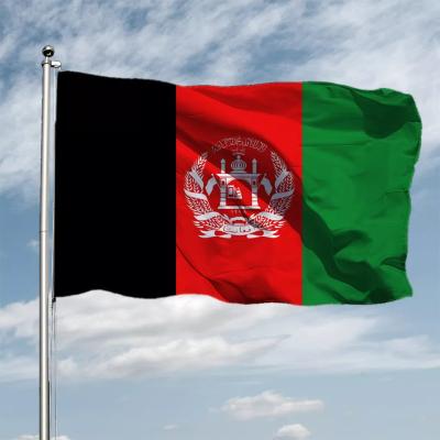 Cina Bandiere personalizzate di alta qualità 3X5ft 100% poliestere Bandiera dell'Afghanistan in vendita