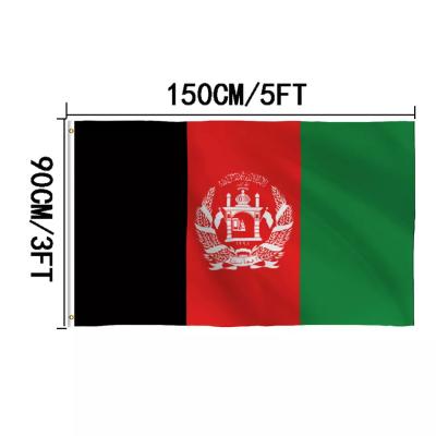 Cina CMYK Color Custom 3X5 Ft Flags 100% Polyester Albania Country Flag in vendita