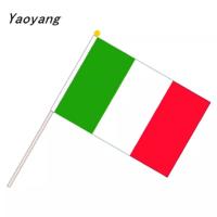 China Chilean Hand Held Flags Outdoor Waving Polyester Custom Logo for sale