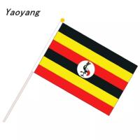China Chilean Hand Held Flags Outdoor Waving Polyester Custom Logo for sale
