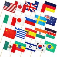 China Chilean Hand Held Flags Outdoor Waving Polyester Custom Logo for sale