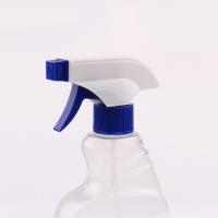China Blue White 28mm Spray Trigger ODM Spray Bottle Trigger Heads for sale
