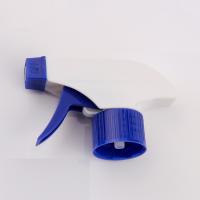 China Blue White 28mm Spray Trigger ODM Spray Bottle Trigger Heads for sale