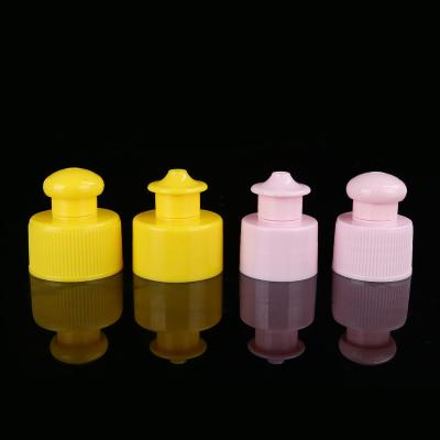 Cina Cappuccio di plastica 24mm di spinta e di tirata della bottiglia di acqua di LinDeer 28mm in vendita